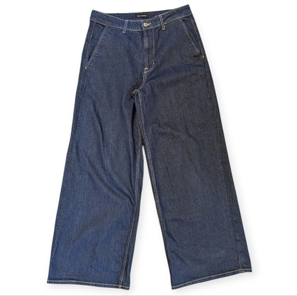 Free Assembly | Jeans | Free Assembly Jeans Wide Leg High Rise Dark ...